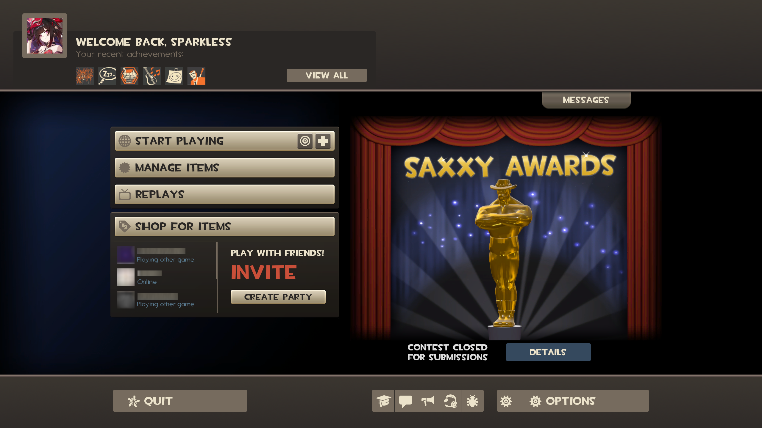 2010-2011 Main Menu | TF2 HUDs