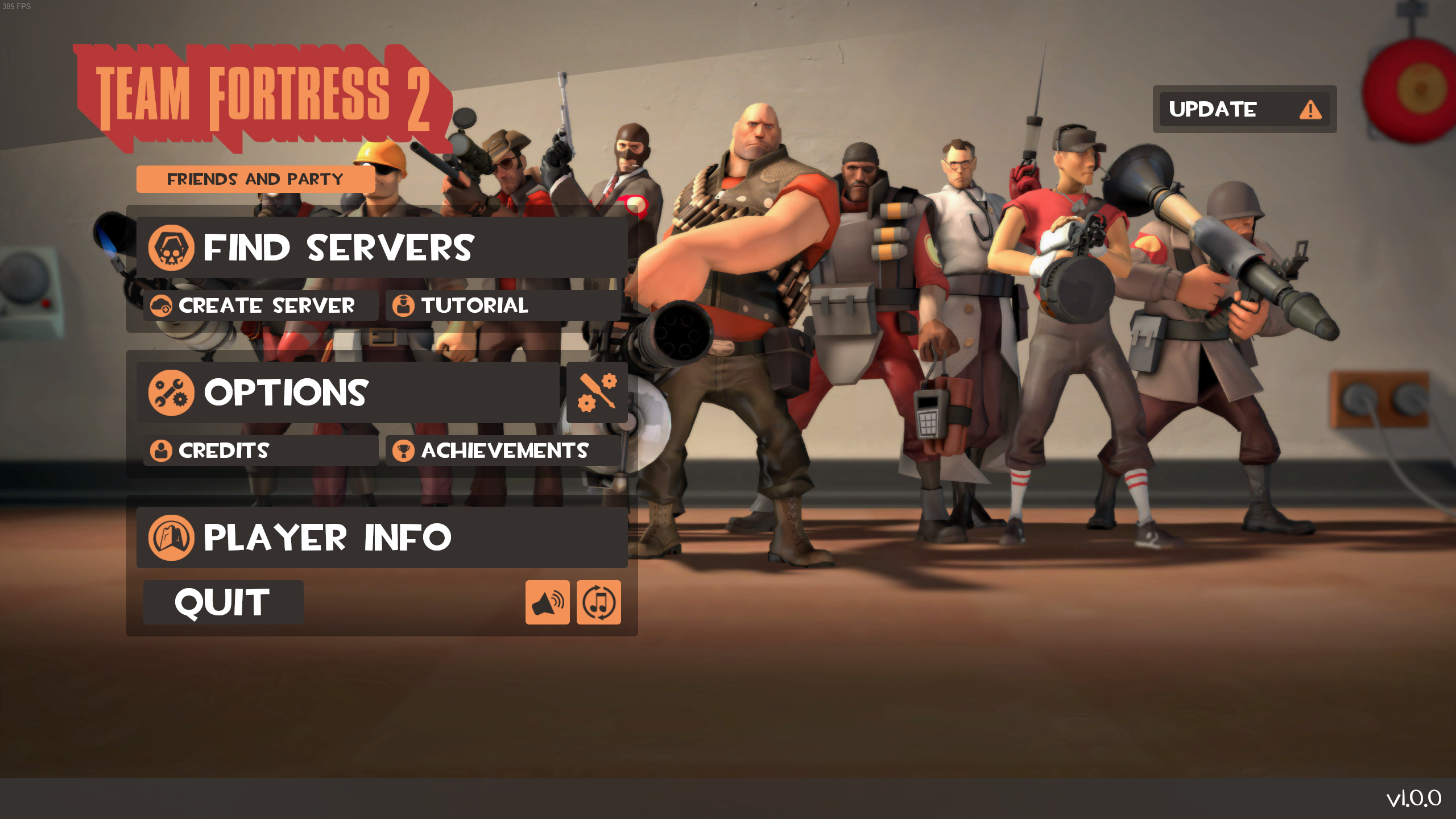 Pre-Fortress 2 Main Menu | TF2 HUDs