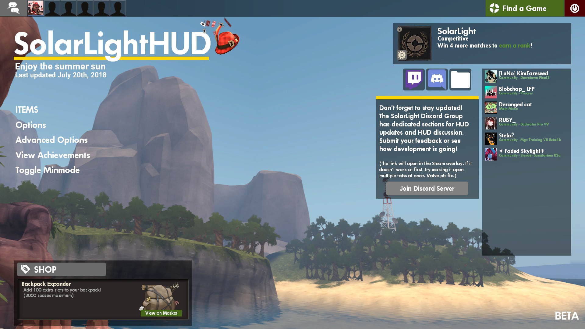 SolarLightHUD | TF2 HUDs